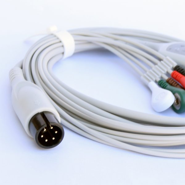 Cable de ECG de 5 derivaciones / puntas – Grupo Yoemed